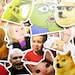 10-100 Throwback Memes and Funny References Sticker Pack - Etsy