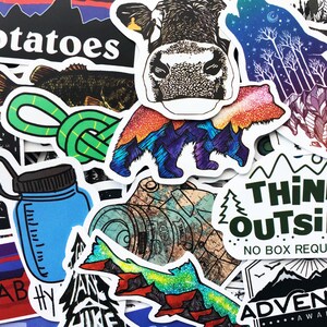 50 Outdoor Camping Hiking Stickers Pack Nature Set Lot - Etsy