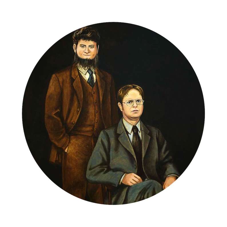 The Office Show Dwight and Mose Sticker Phone Case Laptop - Etsy