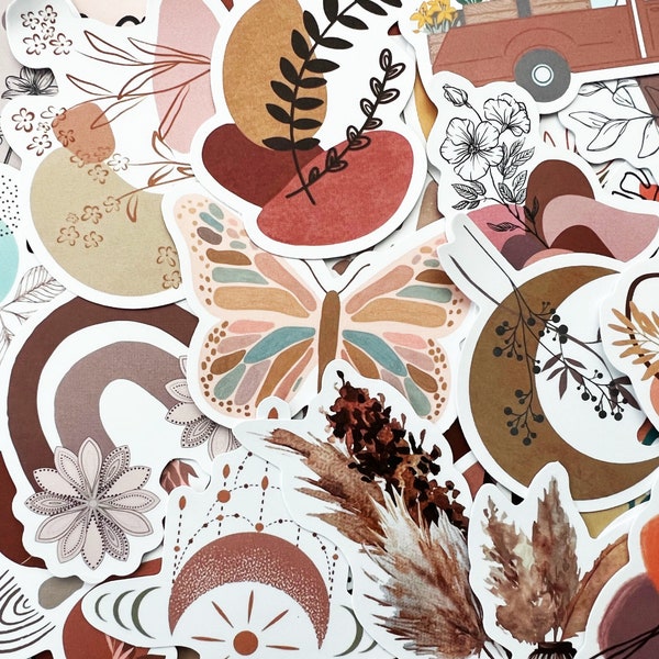 Boho Stickers - Etsy