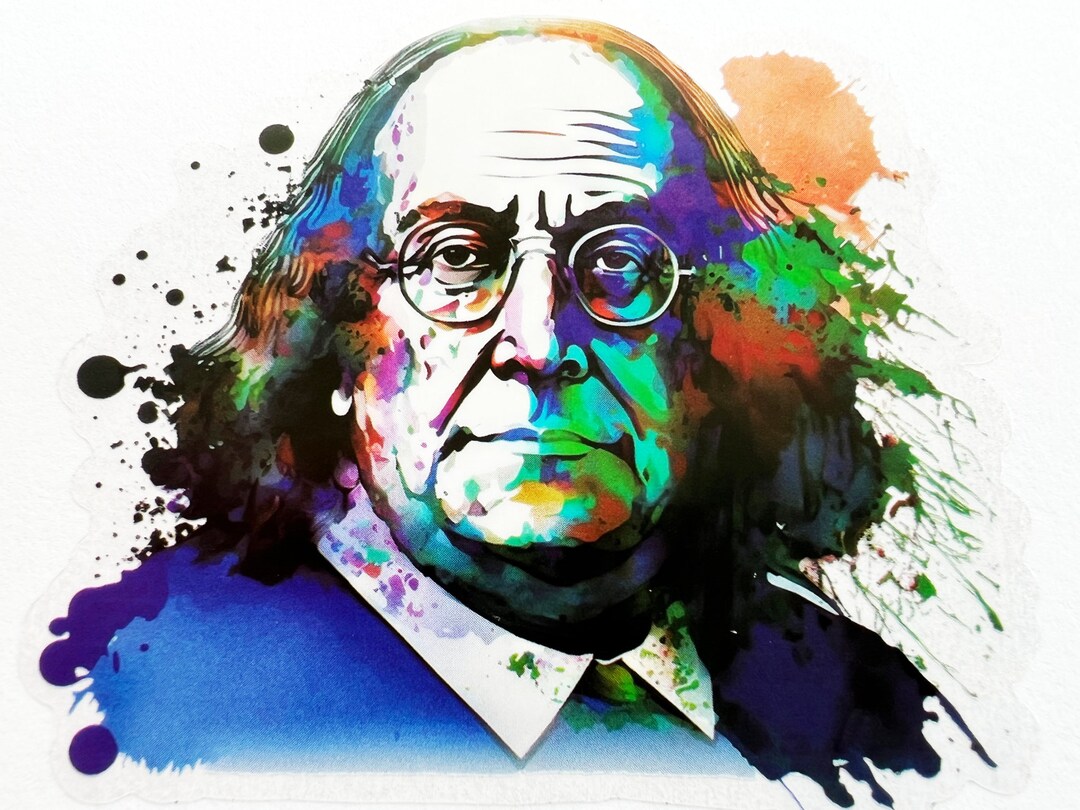 Benjamin Franklin 3 Inch Transparent Sticker - Etsy