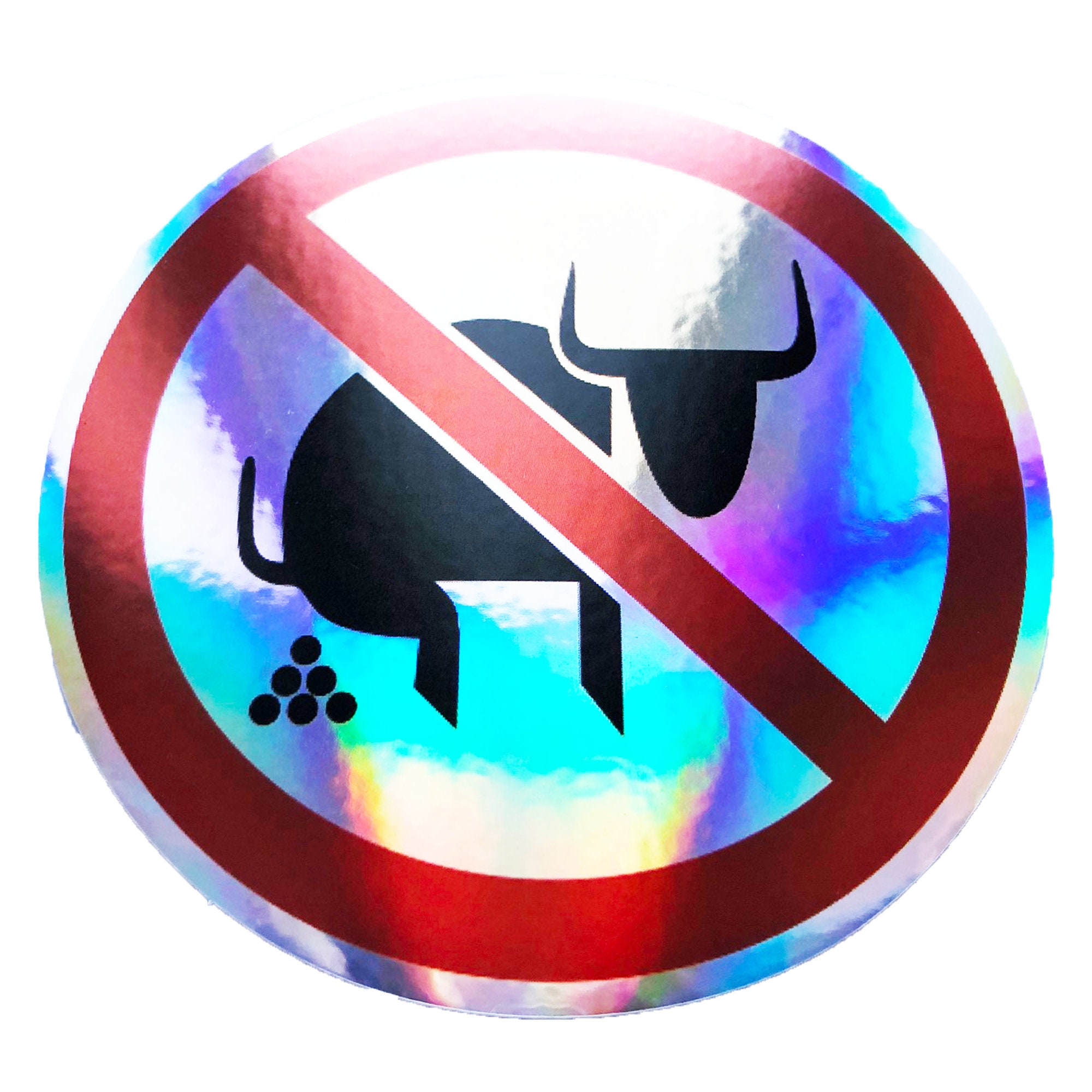 Shiny No Bullshit Funny Sign Sticker Laptop Skin Bumper Decal | Etsy