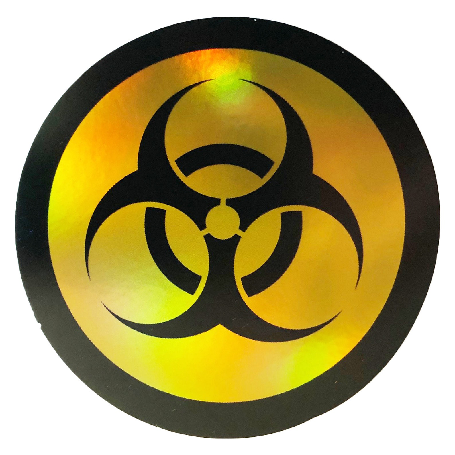 Shiny Biohazard Waste Symbol Corona Sticker Laptop Skin Bumper - Etsy