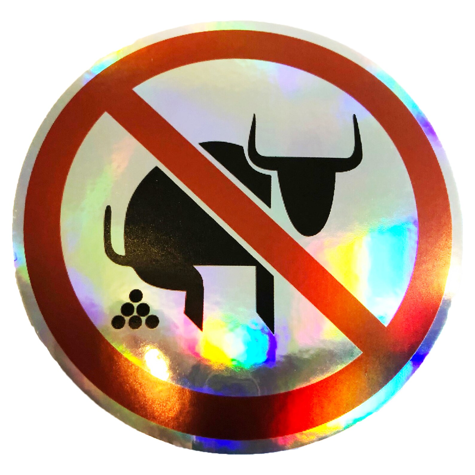 Shiny No Bullshit Funny Sign Sticker Laptop Skin Bumper Decal | Etsy