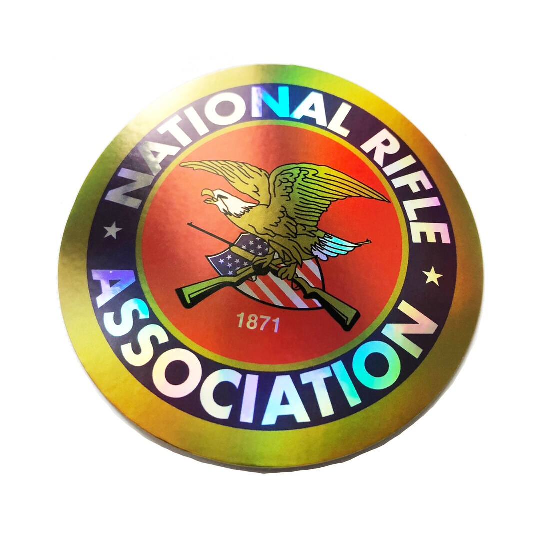 Shiny National Rifle Association NRA Sticker Laptop Bumper Second ...