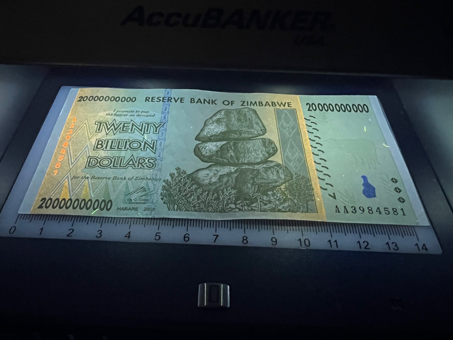 Zimbabwe One 20 Billion Dollar Bill Banknote Paper Money - Etsy