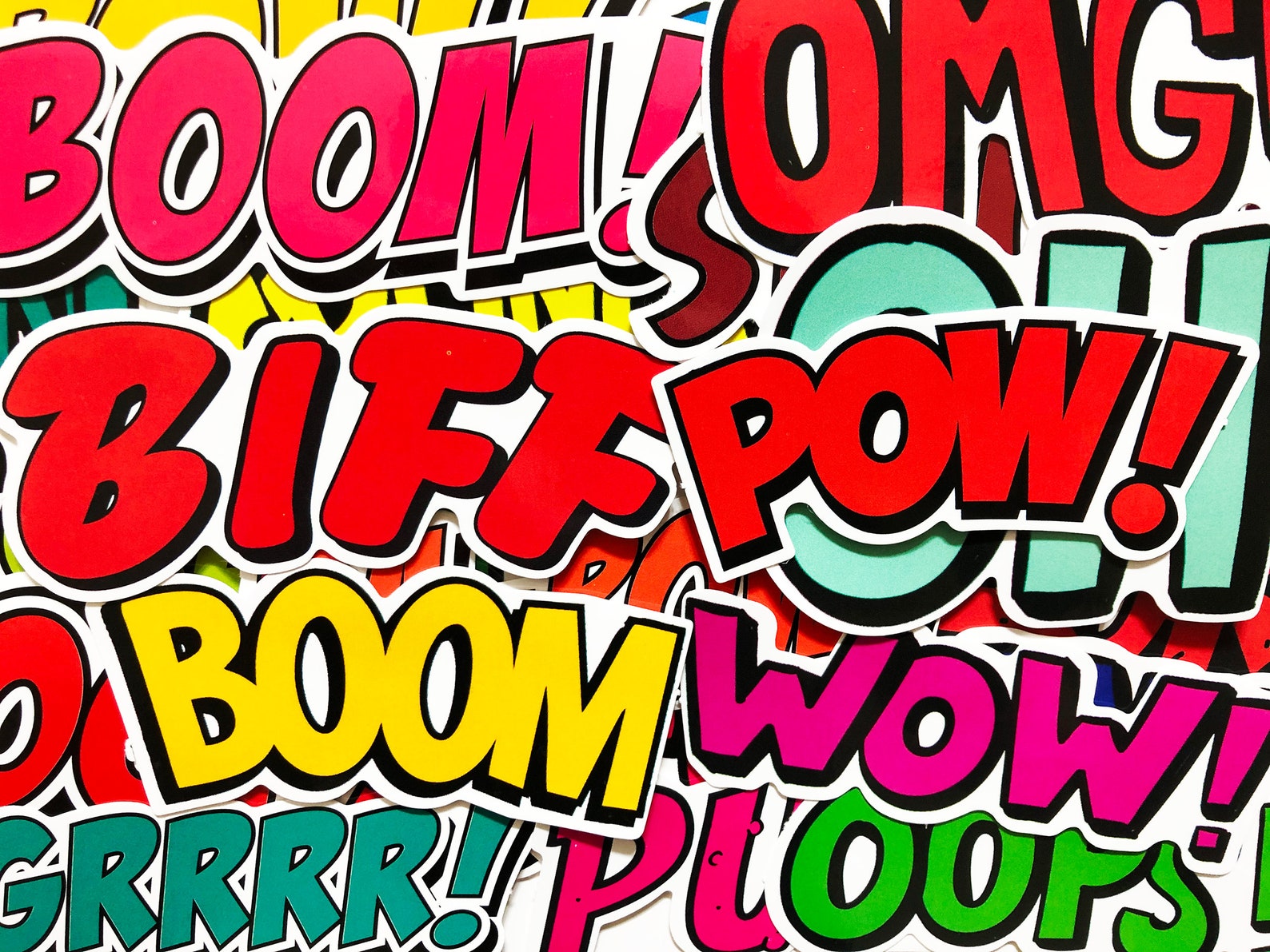 25 Comic Superhero Marvel Slogan Skateboard Laptop Stickers | Etsy