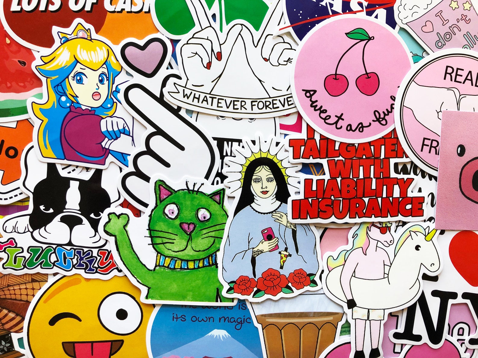 100 Sticker Pack Cool Animals Art Design Decals for Laptop - Etsy