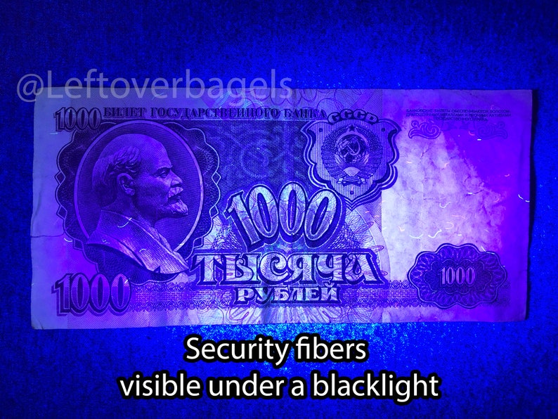 1991/1992 USSR CCCP Russian 1000 Rubles Soviet Era Banknote - Etsy