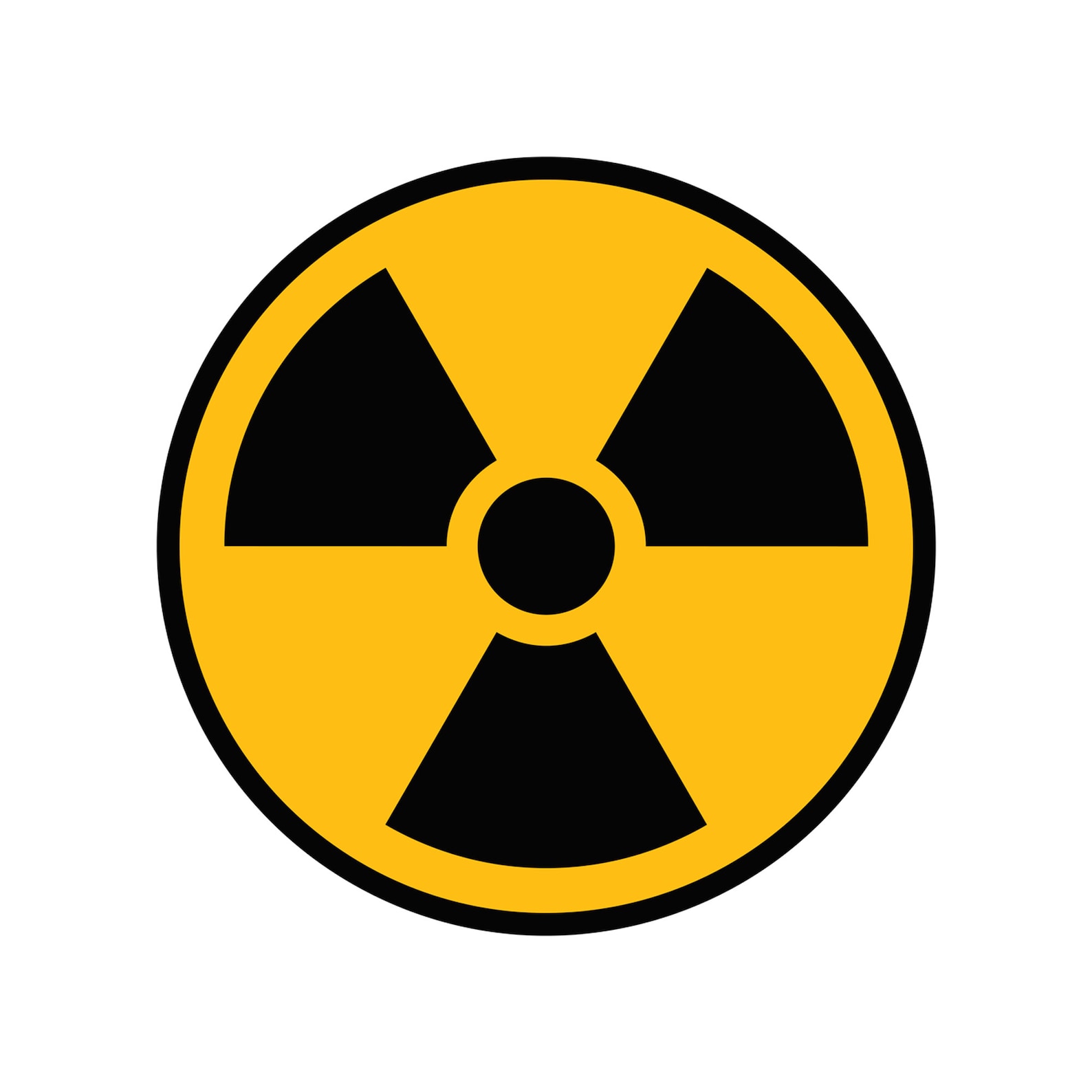 Radioactive Biohazard Nuclear Radiation Symbol Sticker Laptop Bumper ...