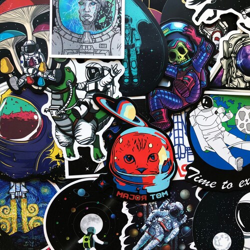 100 Sticker Pack Cool Animals Art Design Decals for Laptop - Etsy