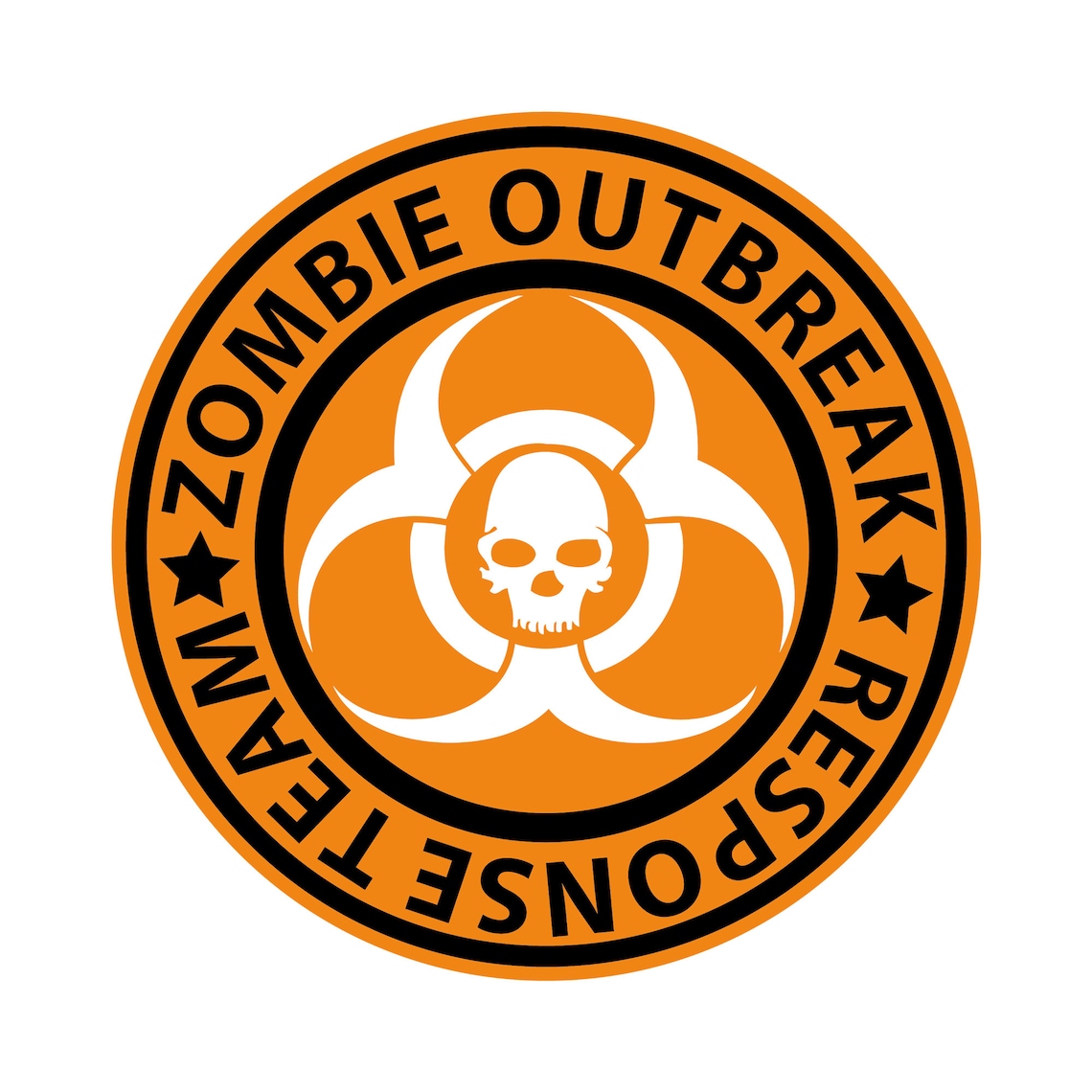 Zombie Outbreak Response Team Sticker Laptop Skin Bumper Decal #RS15 - Etsy