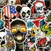 50 Skeleton Graffiti Stickers Set for Laptops Hydroflasks - Etsy