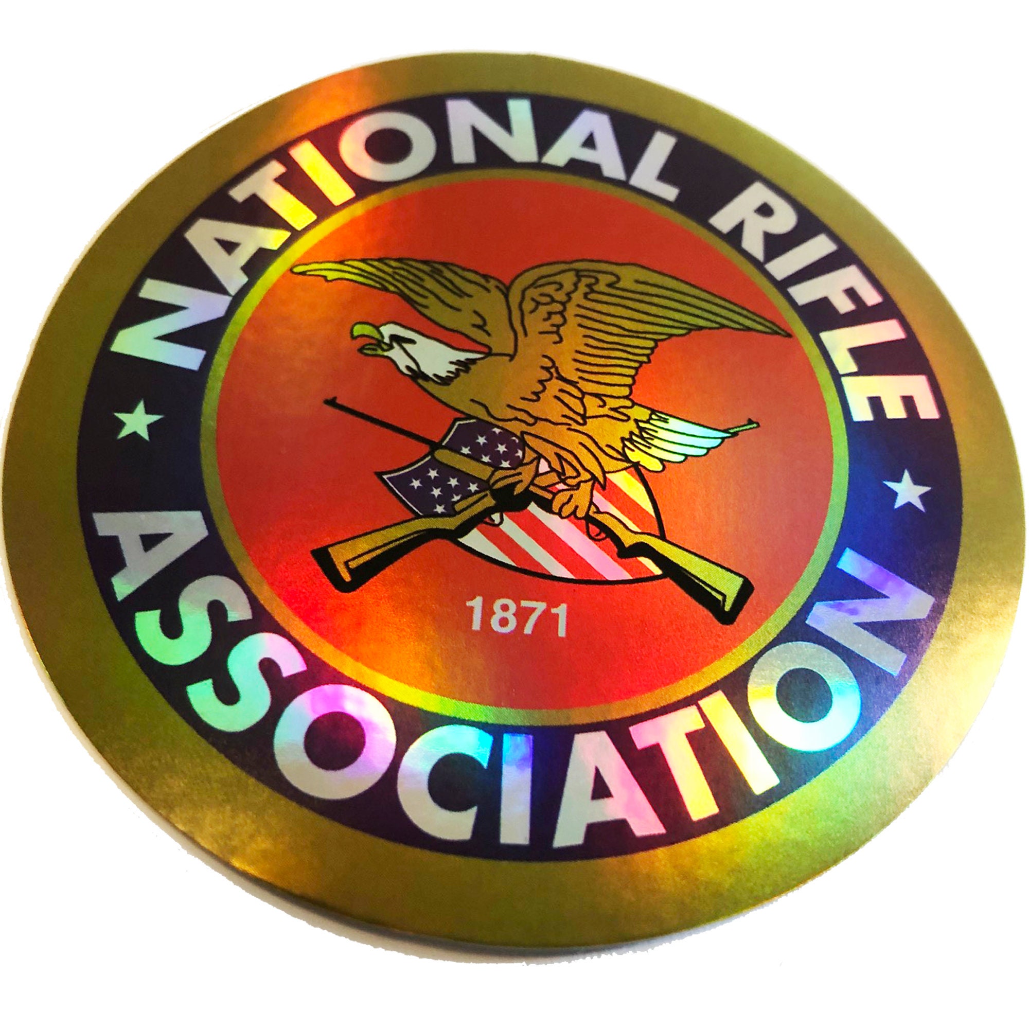 Shiny National Rifle Association NRA Sticker Laptop Bumper | Etsy