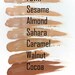 4 Pc SAMPLE SET Liquid Foundation Natural Mineral Makeup Vegan Gluten ...