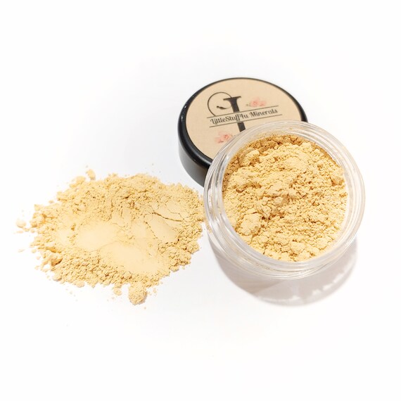 YELLOW Mineral Corrector Loose Powder Concealer Makeup | Etsy