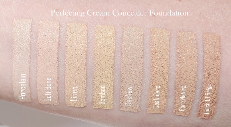 PORCELAIN Perfecting Cream Concealer + Foundation Natural Makeup - Etsy