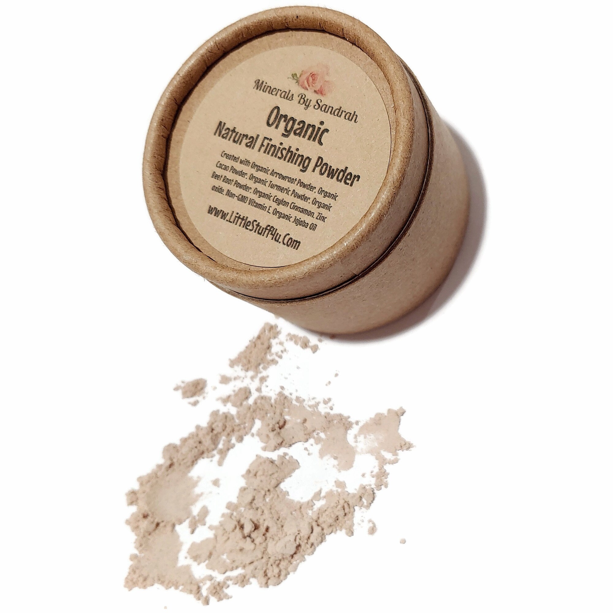 ORGANIC Natural FACE FOOD Setting Powder Kraft Paperboard | Etsy