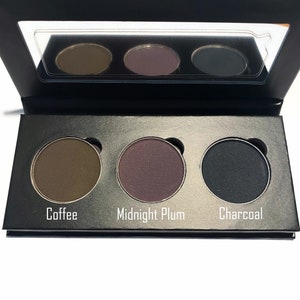 CAKE EYE LINER Pressed Pan Eye Makeup Trio Palette - Etsy