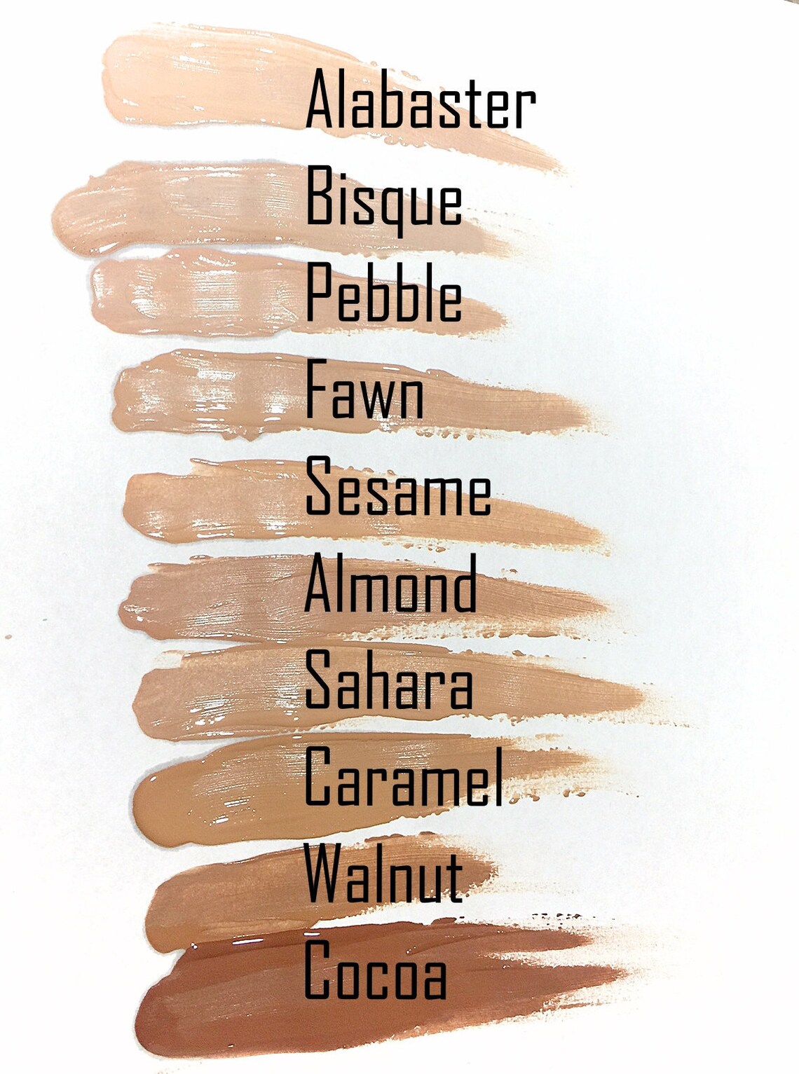 SAMPLE Liquid Foundation Natural Mineral Makeup Vegan Gluten - Etsy