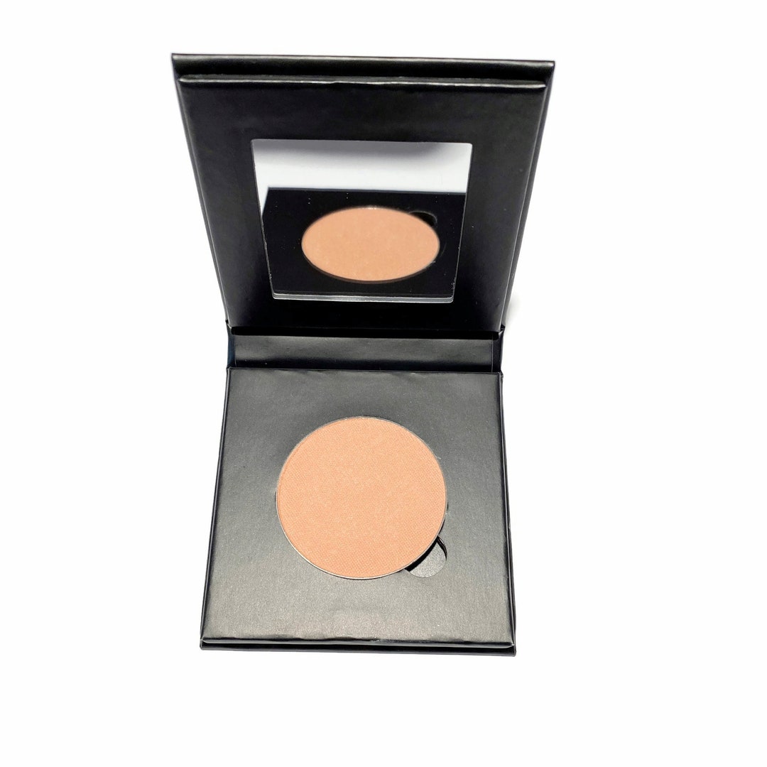 FLUSHED Natural Mineral Blush | Refillable Zero Waste Eco Compact - Etsy