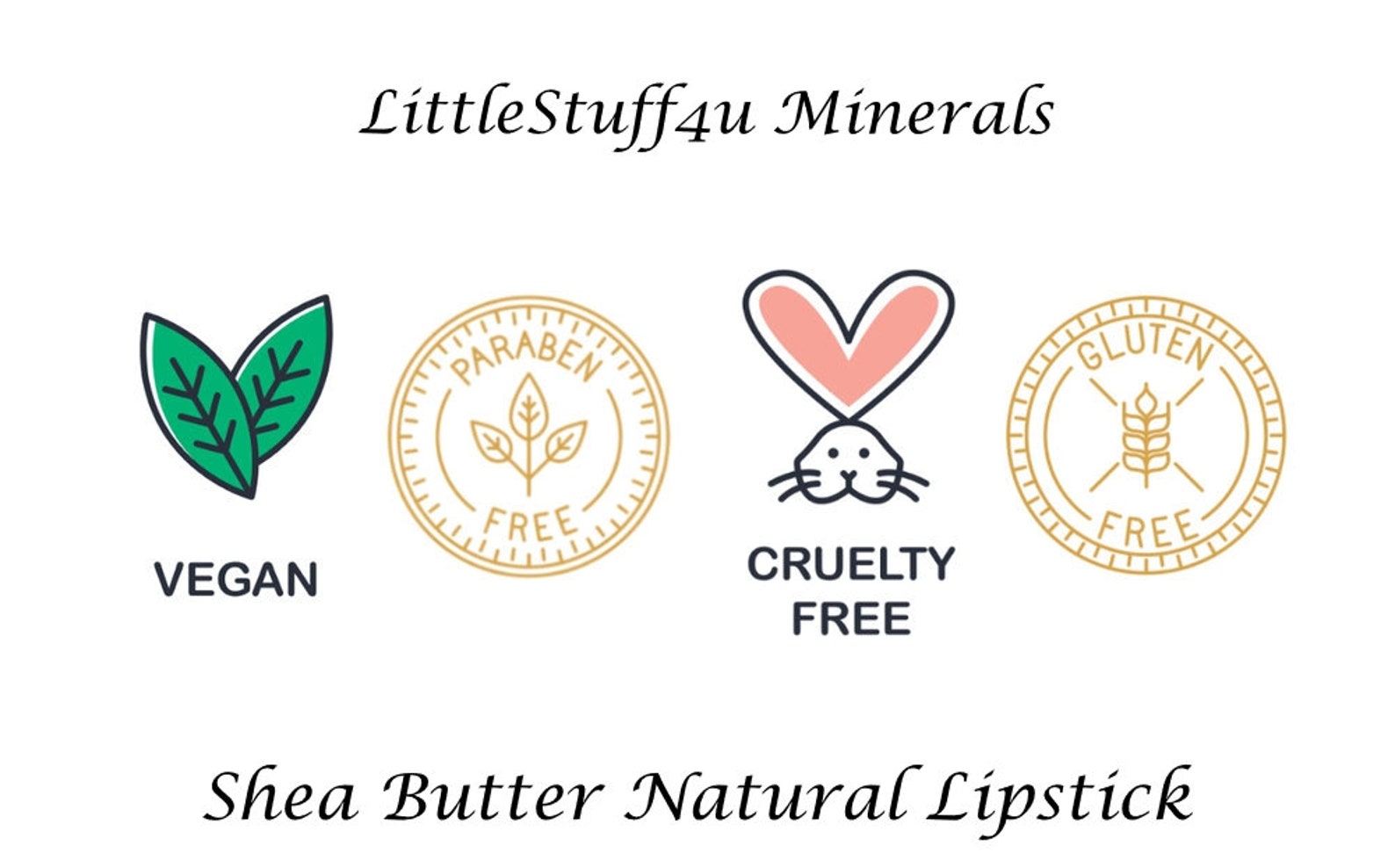 TRANQUILITY Natural SHEA Butter Lipstick Gluten Free Vegan | Etsy