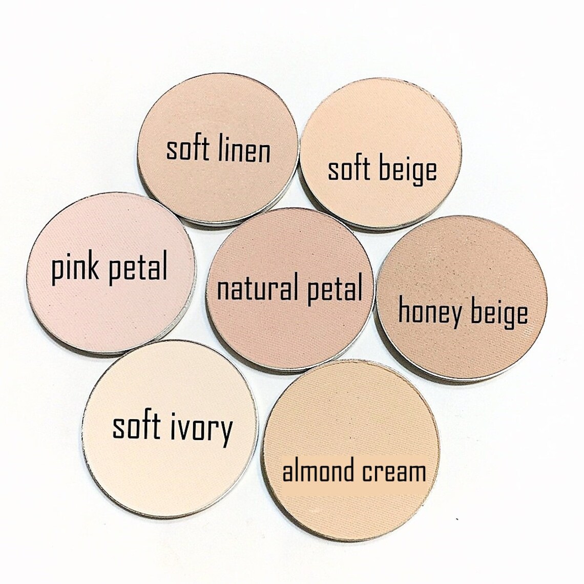 PINK PETAL Natural Mineral Pressed Foundation or Setting Powder - Etsy