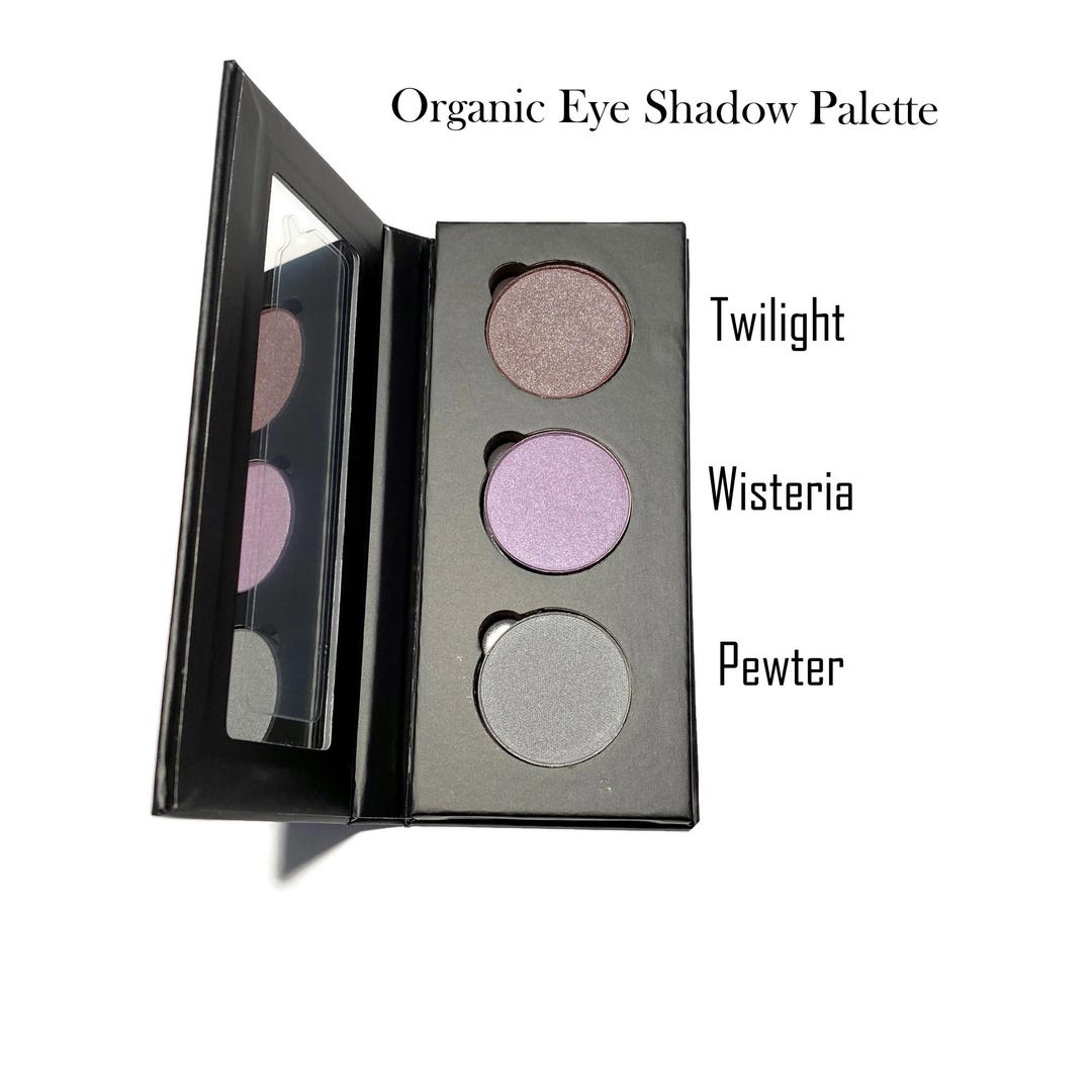 WISTERIA LANE Trio ORGANIC Eye Shadow Palette | Eco Friendly Paperboard ...