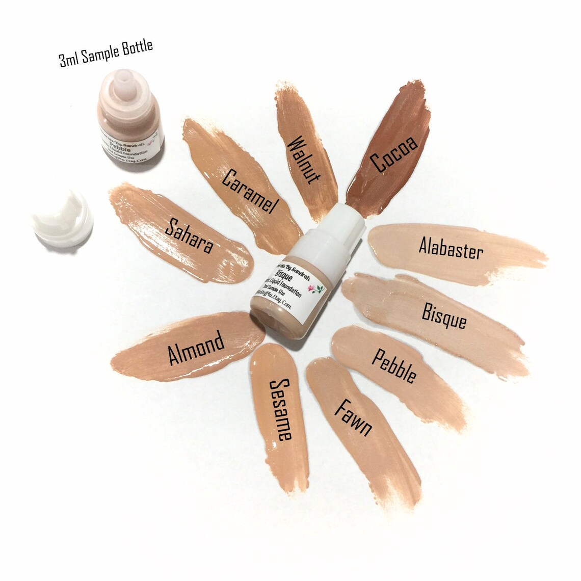 SAMPLE Liquid Foundation - Natural Mineral Makeup Vegan Gluten Free ...