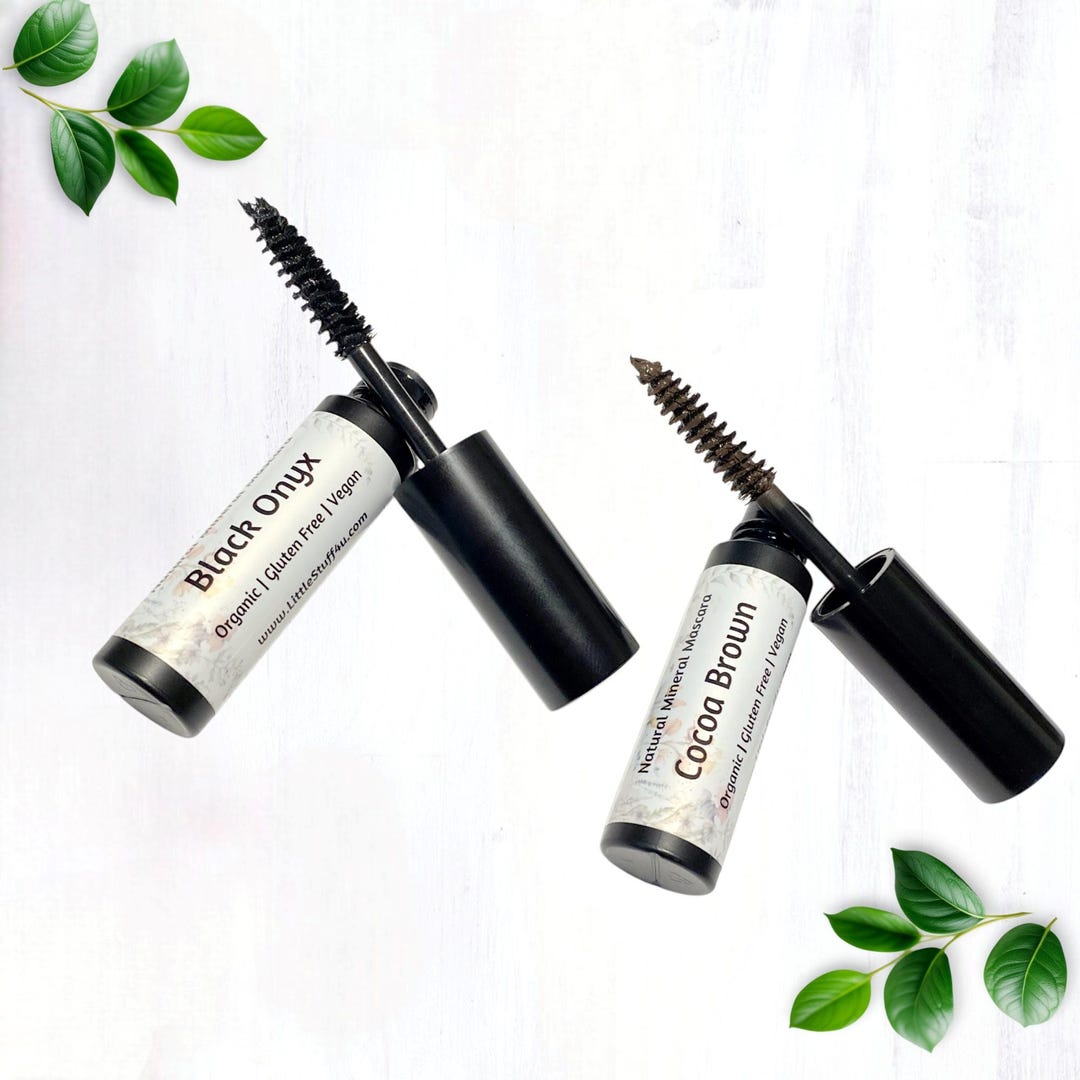 Natural Organic Mascara | Botanical Makeup | Vegan + Gluten Free - Etsy