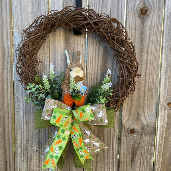 Grapevine Bunny - Etsy
