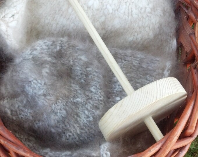 Handmade Wood Drop Spindle, Beginner Friendly Drop Spindle, Basic Starter Drop Spindle for ...