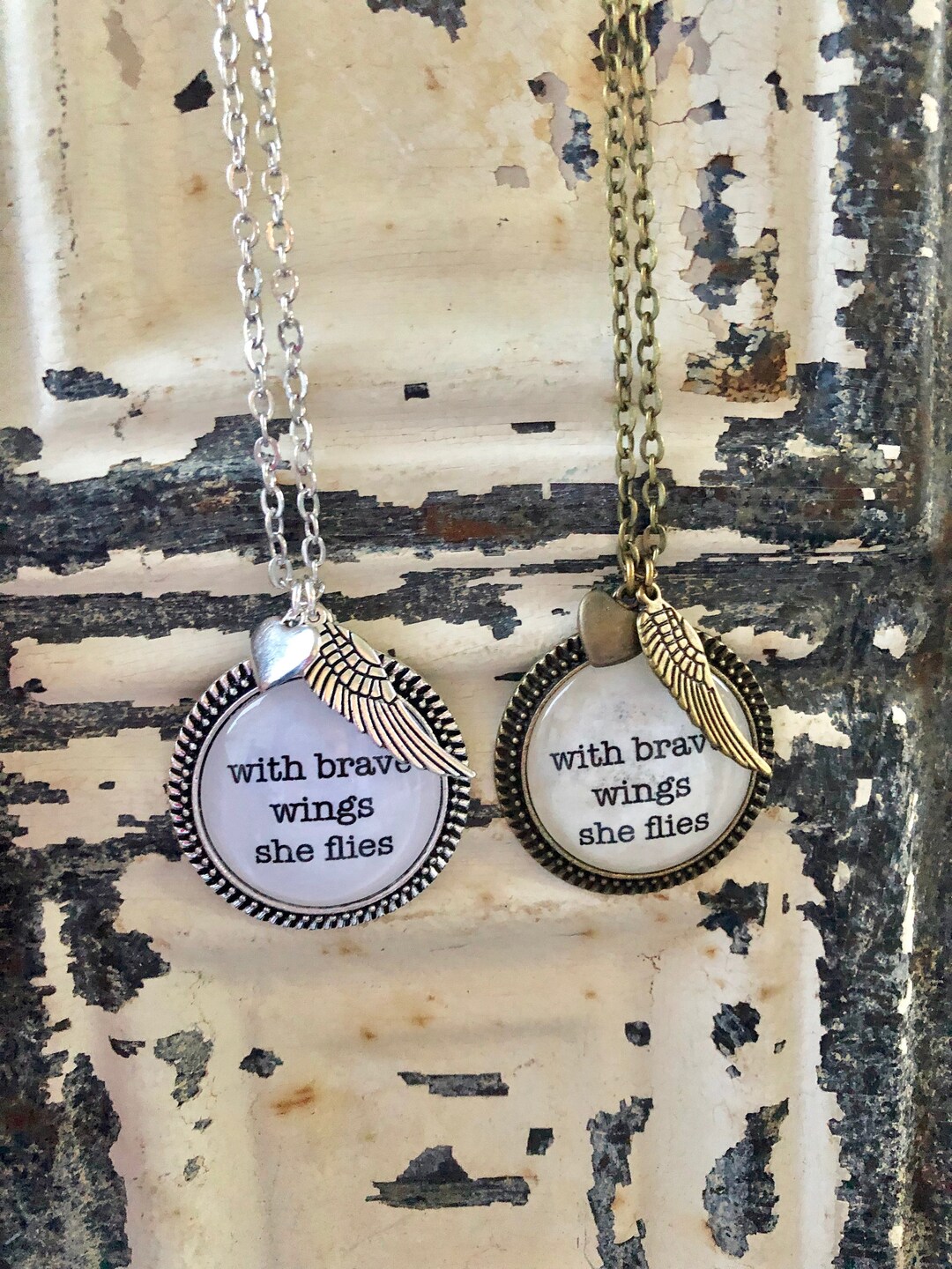 With Brave Wings She Flies ,embrace Life, Highschool Grad Gift ...