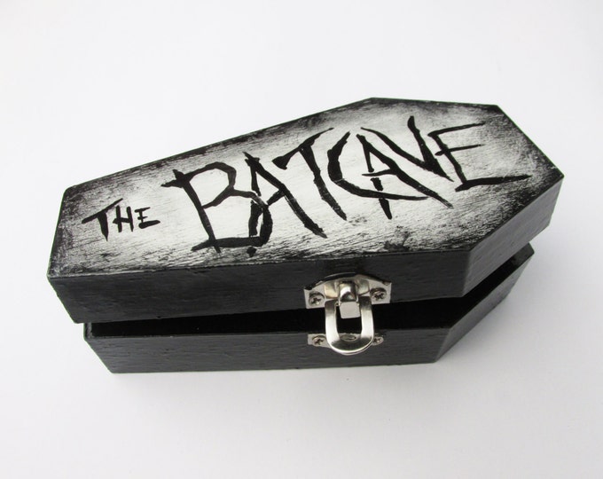 BATCAVE Gothic Coffin Jewelry Box Goth Accessory - Etsy