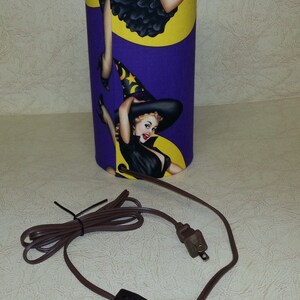 Pin-up Girl Table Lamp, Girl in Cat Suit. CS5 - Etsy