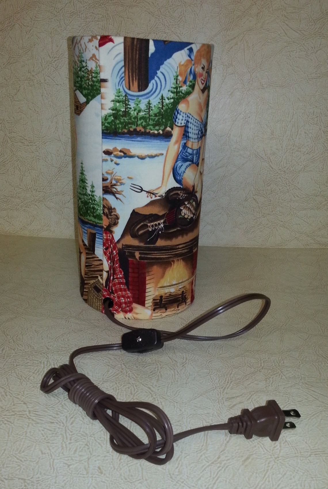 Pin-up Girl Table Lamp Ready for the Slopes. SG5 - Etsy