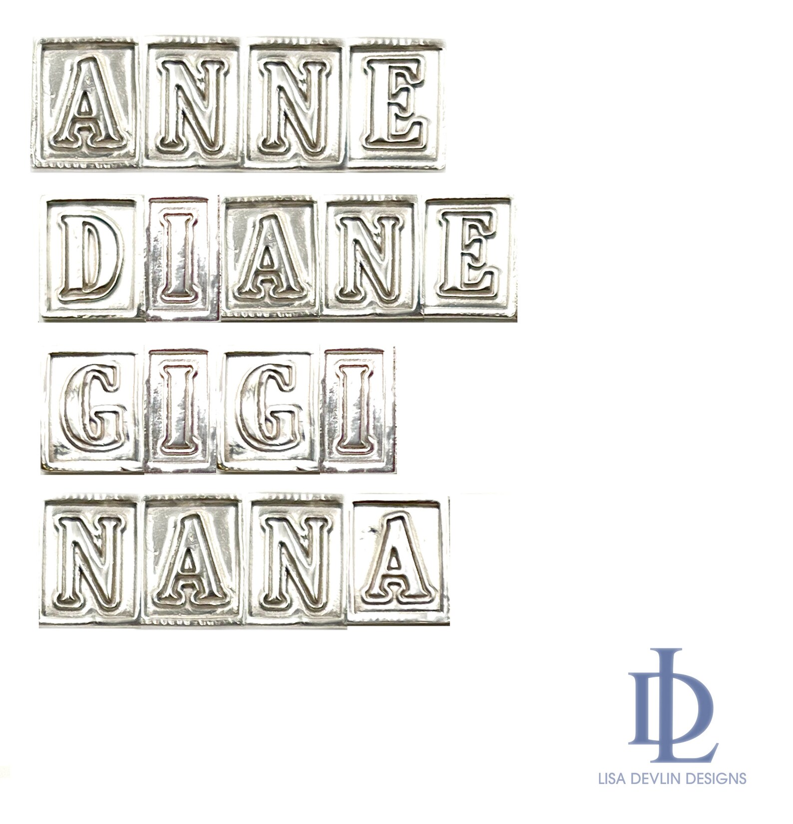 NOLA Tile Letters and Numbers by Lisa Devlin - Etsy