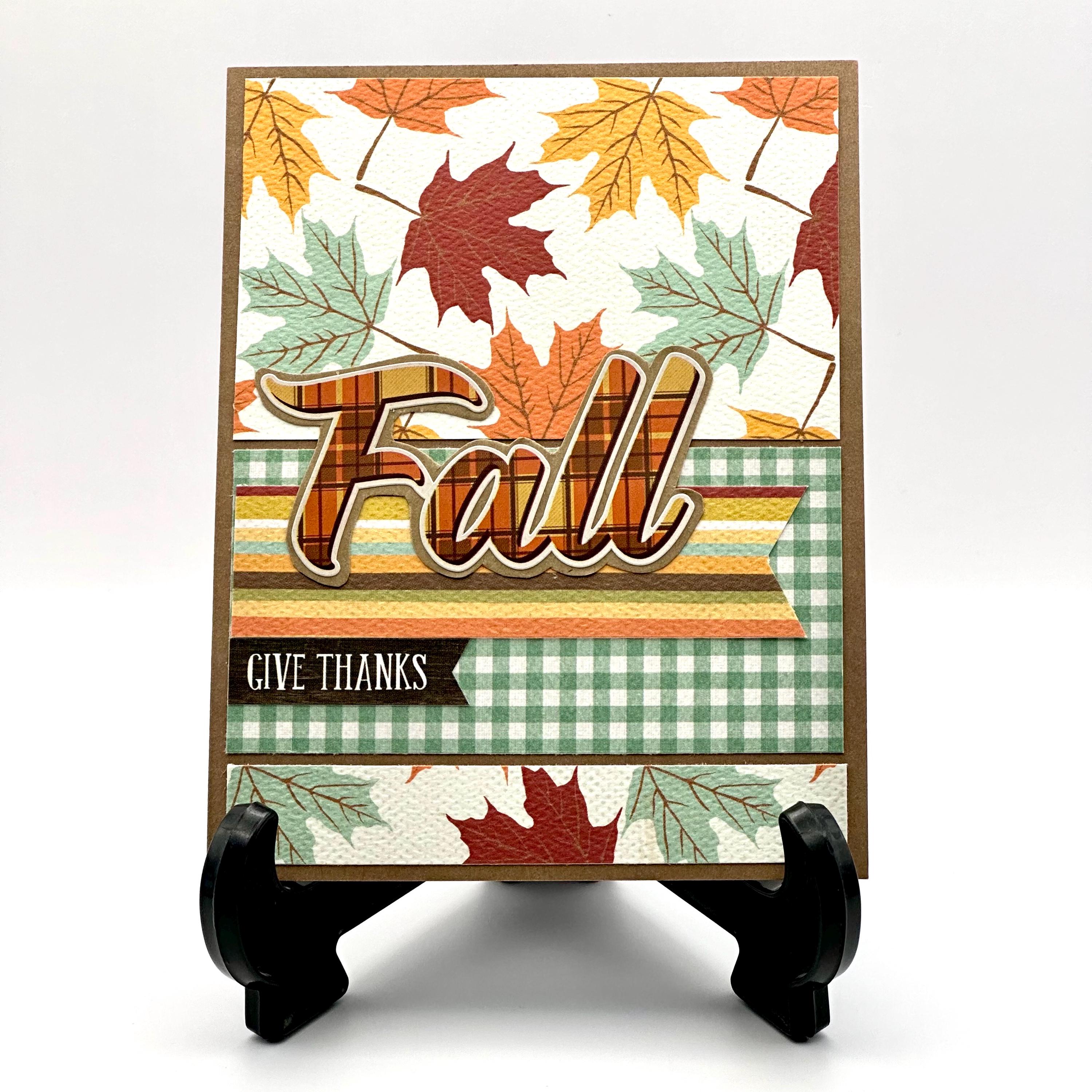 FALL THANKSGIVING CARDS Handmade Greeting Cards Pack of 4 - Etsy