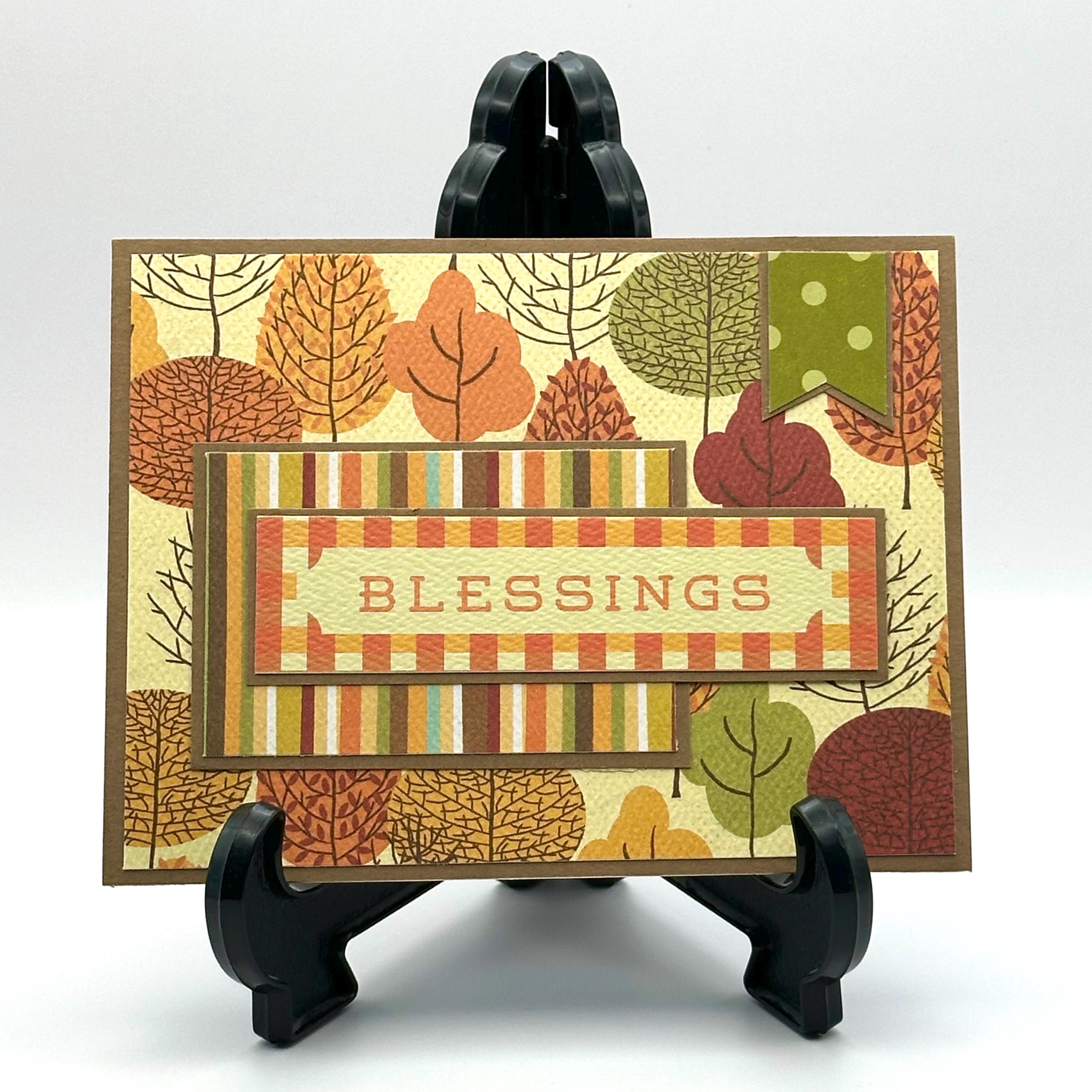 FALL THANKSGIVING CARDS Handmade Greeting Cards Pack of 4 - Etsy