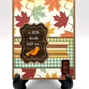 FALL THANKSGIVING CARDS Handmade Greeting Cards Pack of 4 - Etsy