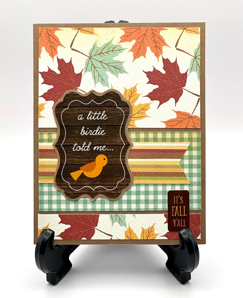 FALL THANKSGIVING CARDS Handmade Greeting Cards Pack of 4 - Etsy