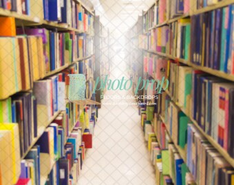 Wizard Library Backdrop - Etsy