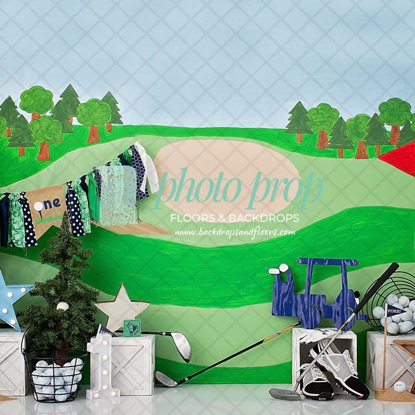 Golf Course Backdrop - Etsy