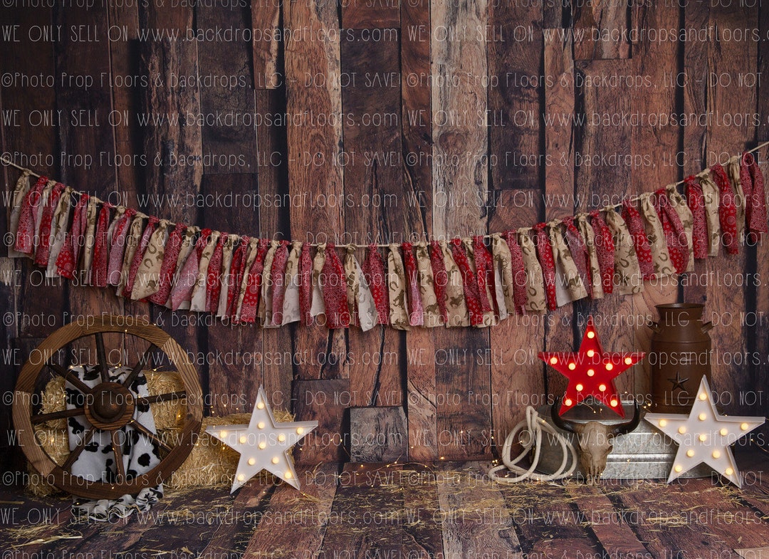 Western Photography Backdrop - Country, Cowboy, Cowgirl, Rustic, Dark ...