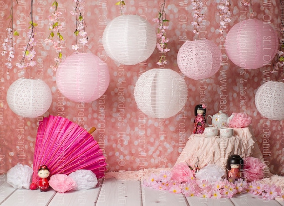 DIGITAL DOWNLOAD: Backdrop Background With Props Japanese | Etsy