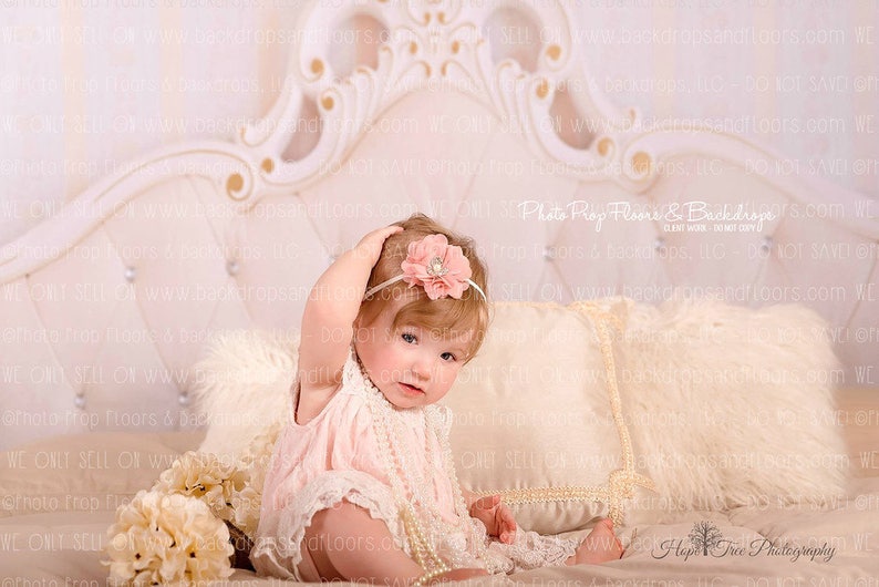 Tufted Headboard Photography Backdrop Chandelier Bed - Etsy