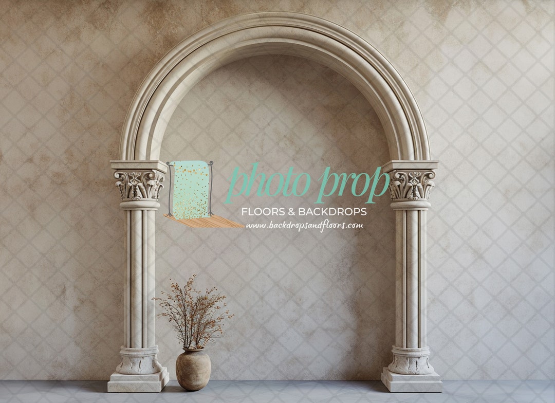 Cement Arch Wall Photography Backdrop - Archwall, Arches, Plaster Wall ...