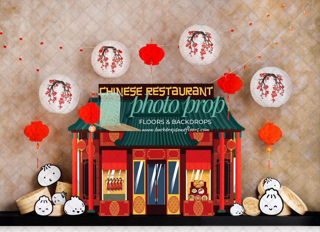 Chinese Restaurant Photography Backdrop - China, Asian, Asia Culture ...