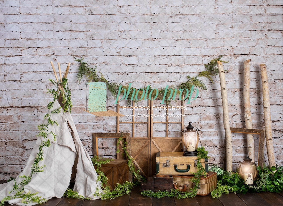 Wild One Tepee Photography Backdrop - Neutral, Natural, Tent, Teepee ...