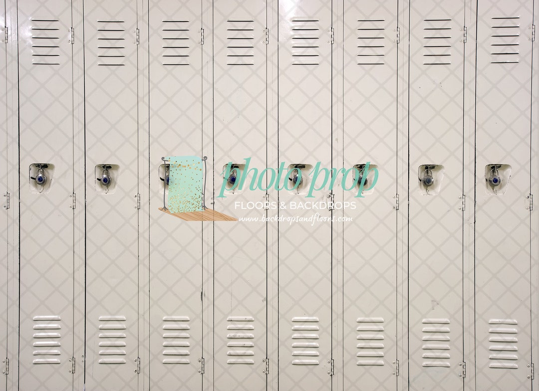 School Lockers Photography Backdrop - Back to School, Graduation, High ...